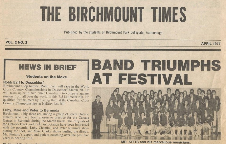 Birchmount CI 50th reunion - Birch Cliff News